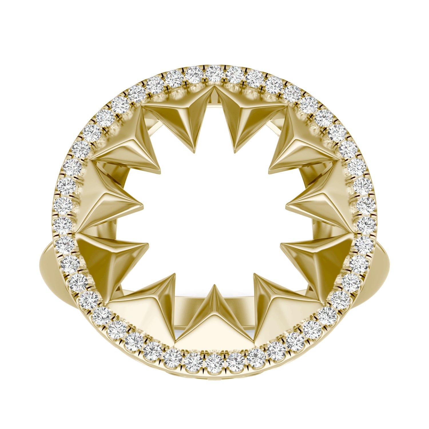 1/5 CTW Round Caydia® Lab Grown Diamond Ouro Collection Halo Statement